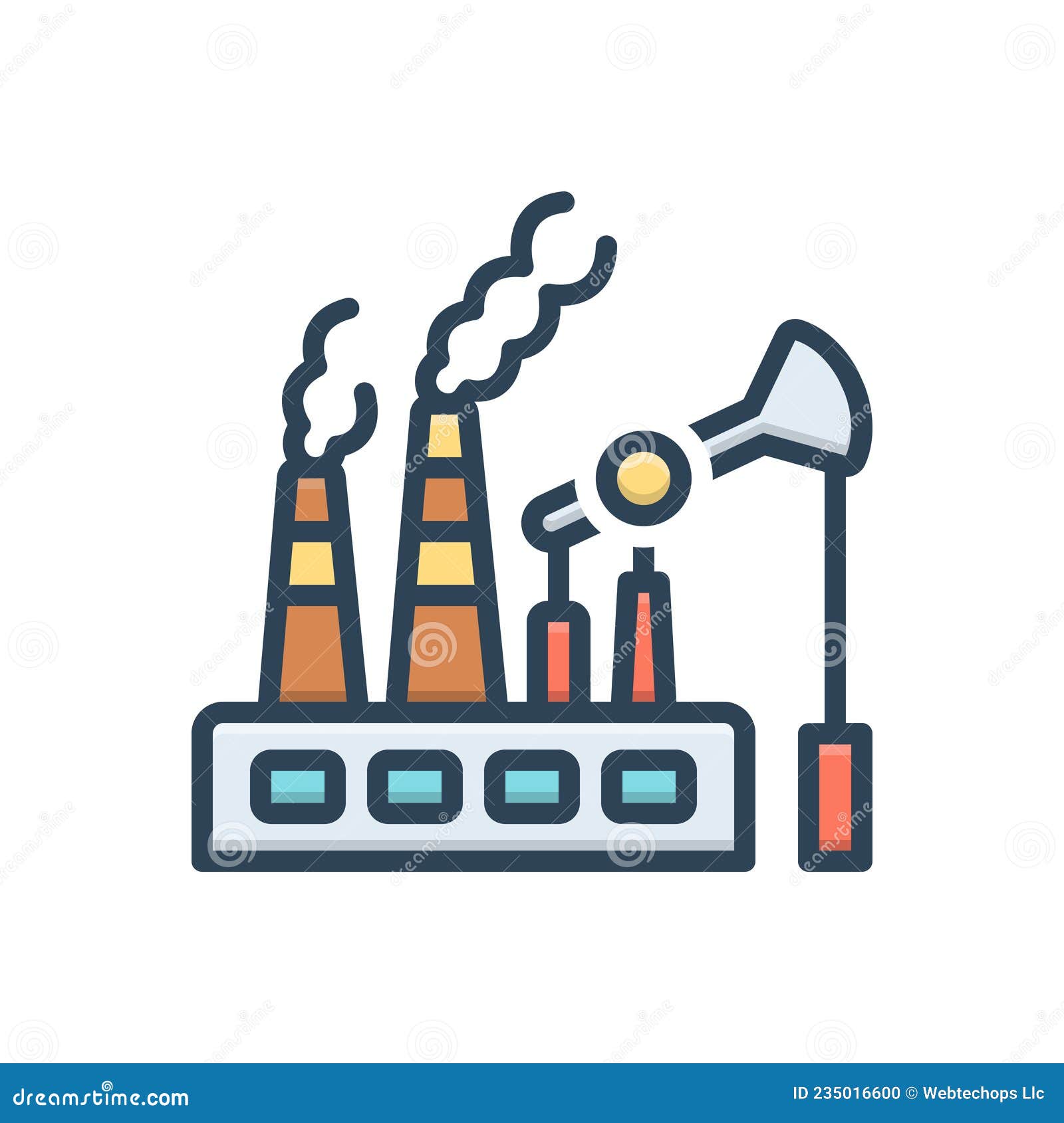 Color Illustration Icon For Fossil Fuels, Fuel And Pump Royalty-Free ...