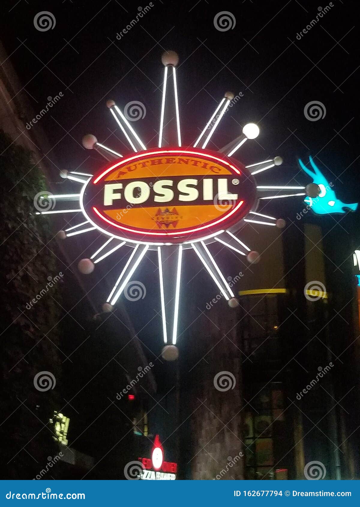Fossil Sign Universal Studios Orlando Editorial Stock Image - Image of ...