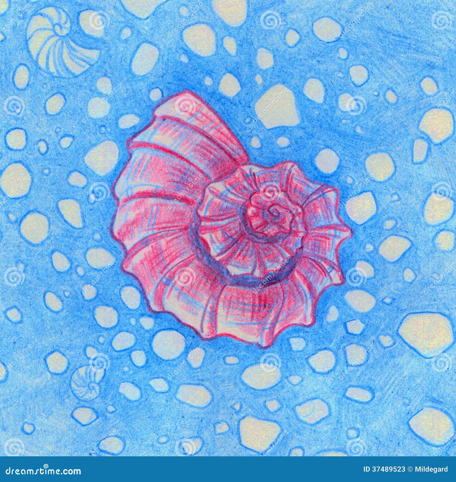 Fossil stock illustration. Illustration of earth, buried - 37489523