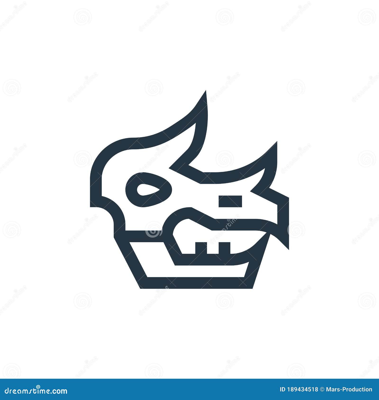 Fossil Vector Icon Isolated On White Background. Outline, Thin Line ... Fossil Vector Icon Isolated On White Background. Outline, Thin Line ...