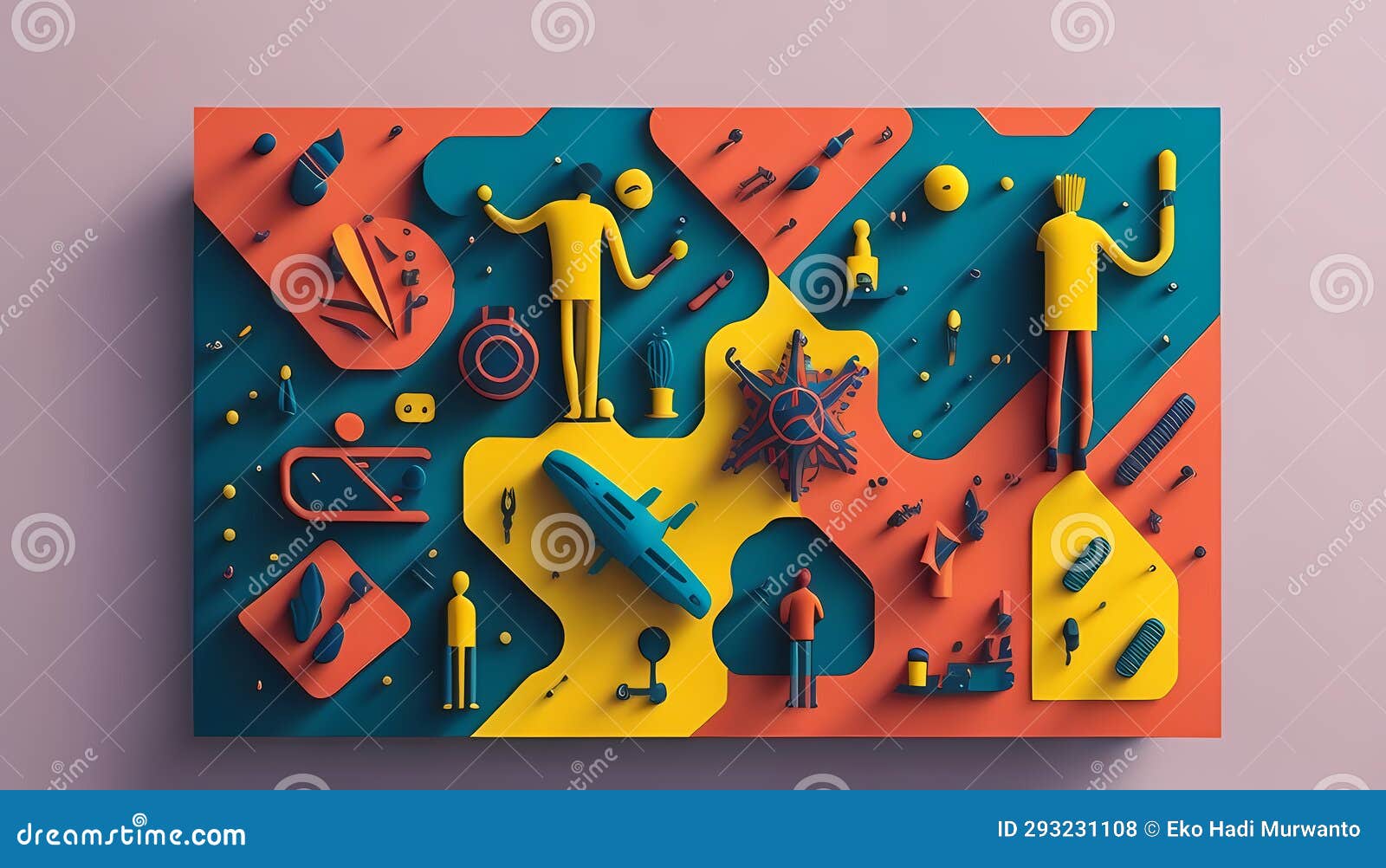 Unified Strength: a Teamwork-Inspired PowerPoint Background Stock ...