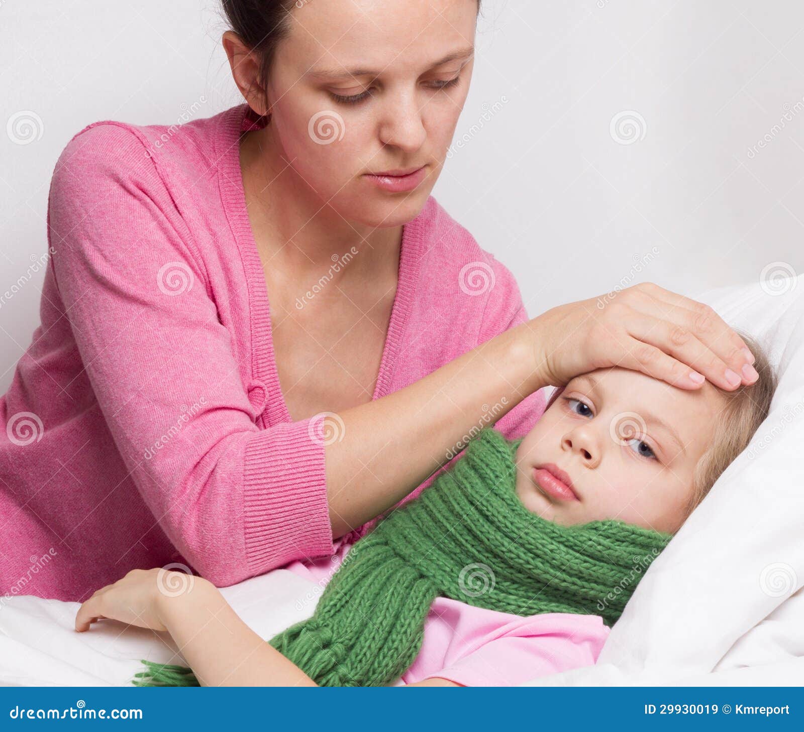 Sjuk flicka fotografering för bildbyråer. Bild av digitalt - 29930019