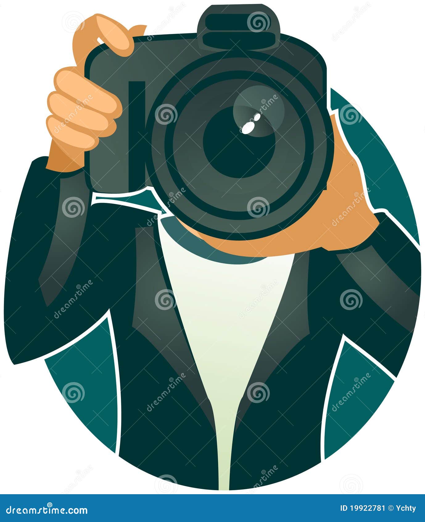 Fotógrafo (vector) ilustración del vector. Ilustración de persona ...