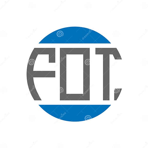 FOT Letter Logo Design on White Background. FOT Creative Initials ...