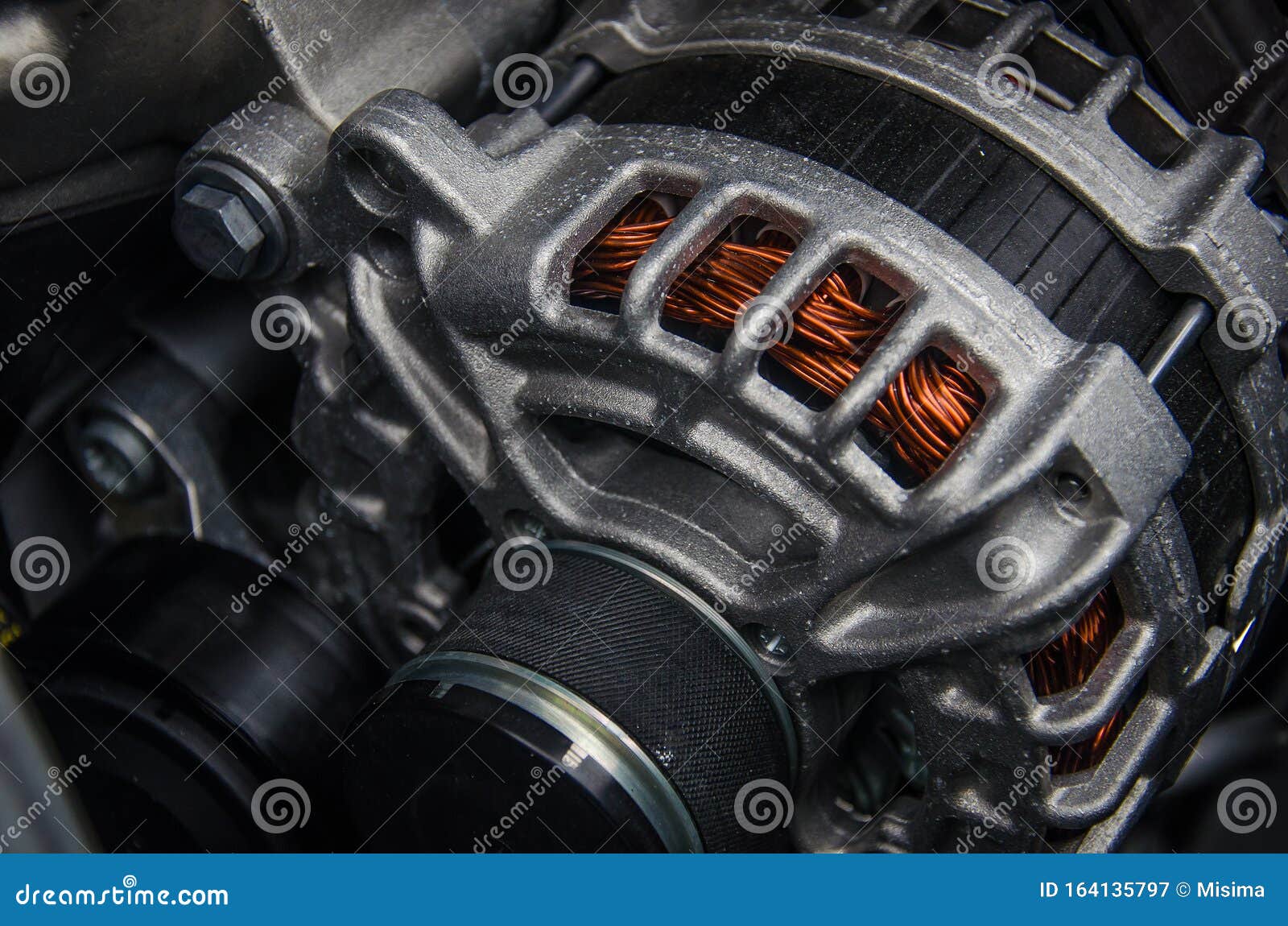 Foto av bilgenerator fotografering för bildbyråer. Bild av kugghjul ...