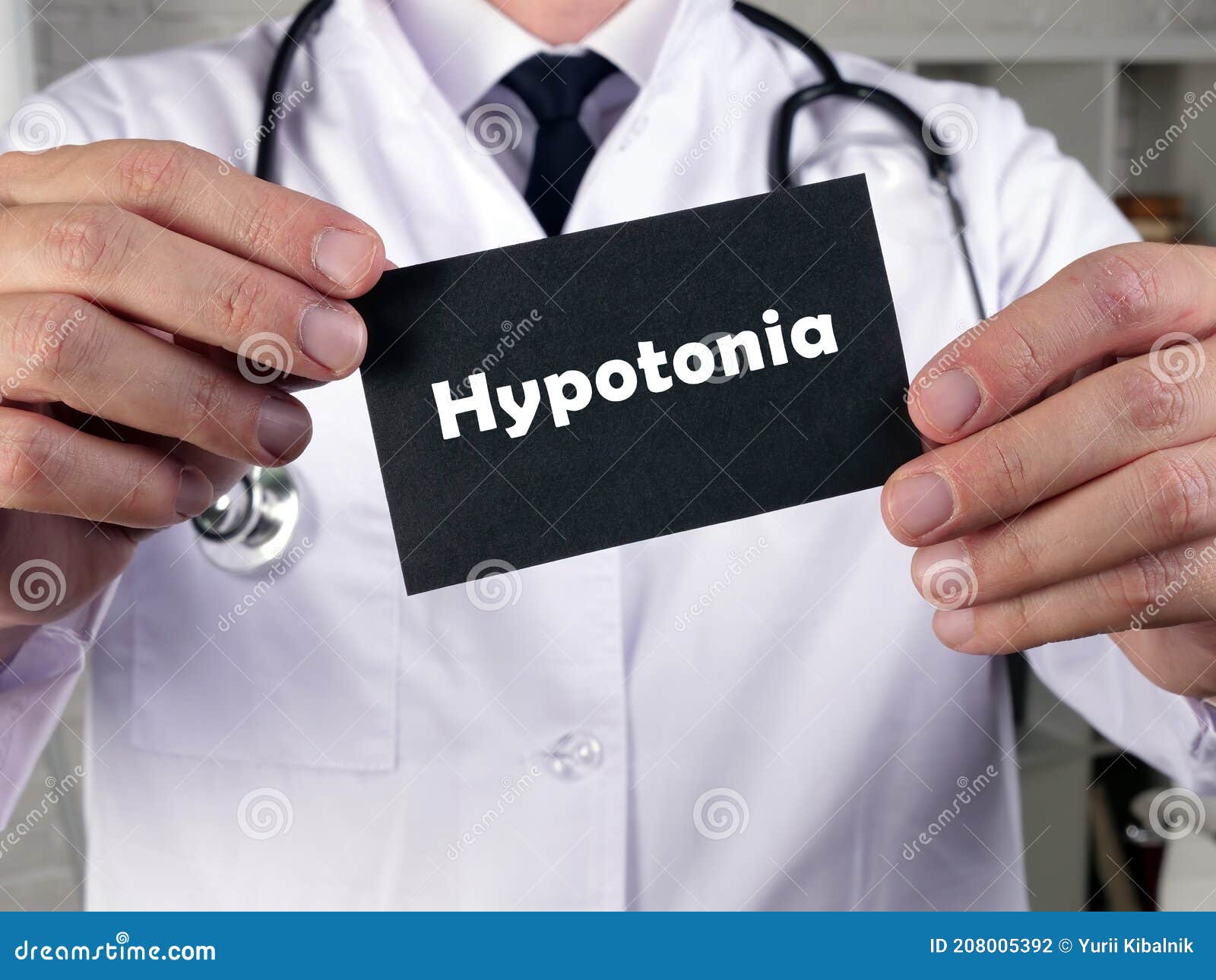 Foto Conceitual Sobre Hipotonia Com Texto Escrito Foto de Stock ...