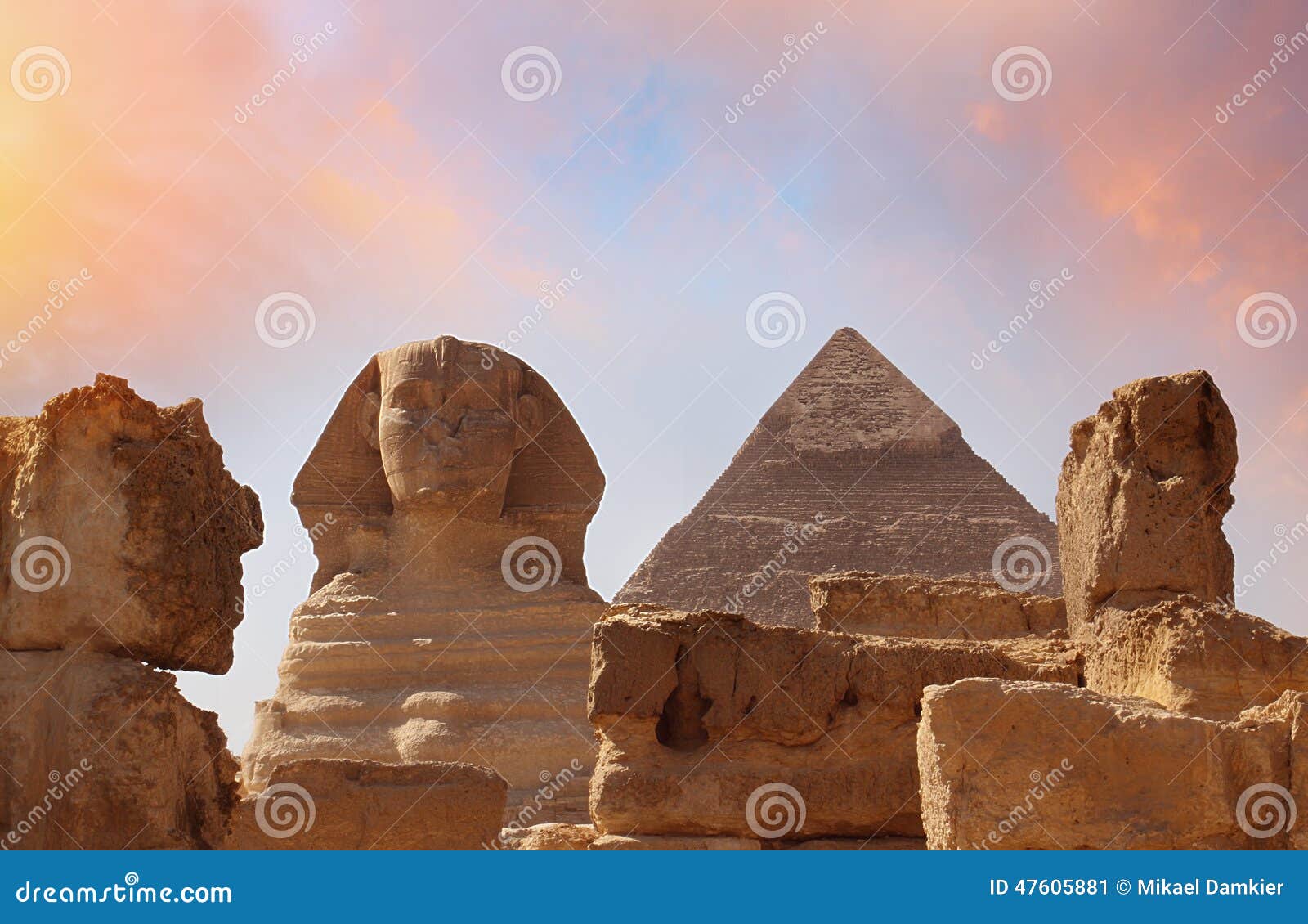 Foto Della Sfinge Nell'Egitto Immagine Stock - Immagine di archeologia ...