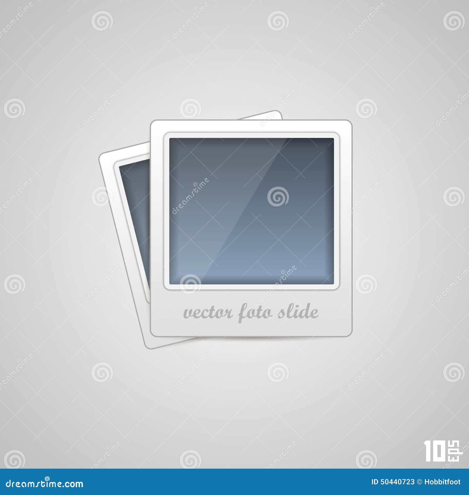 Foto frame stock vector. Illustration of photograph, front - 50440723