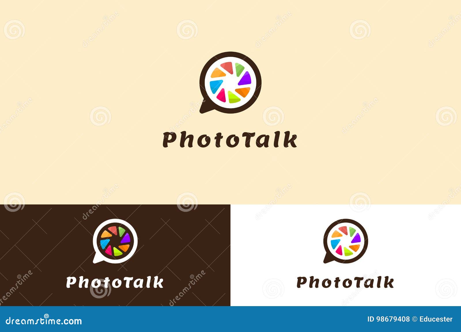 Foto Logo Illustration stock abbildung. Illustration von multimedia ...