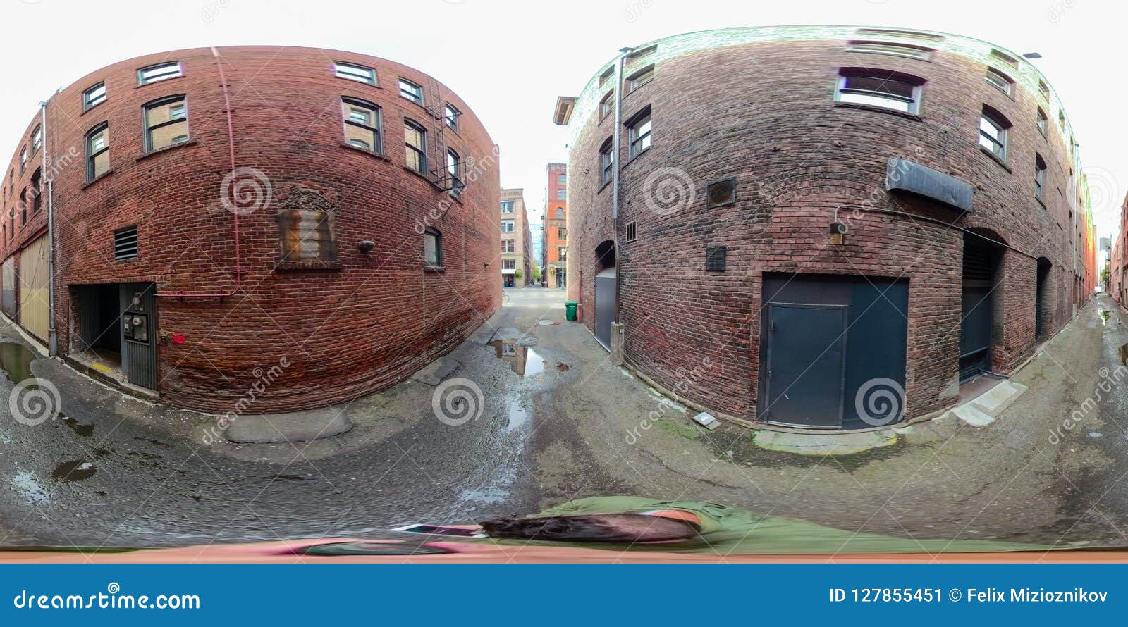 Foto Sferica Equirectangular 360 Di Seattle Del Centro Washington ...