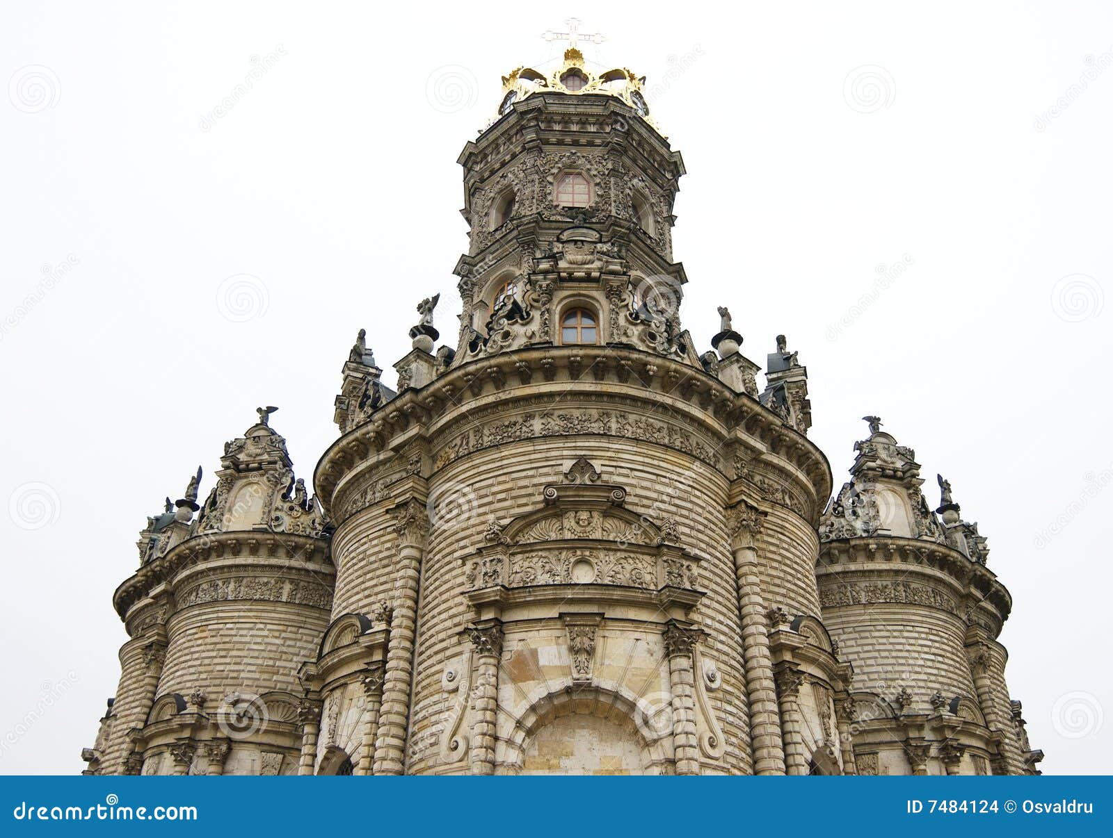 Foto Van Kerk in Barokke Stijl Stock Foto - Image of kroon, russisch ...