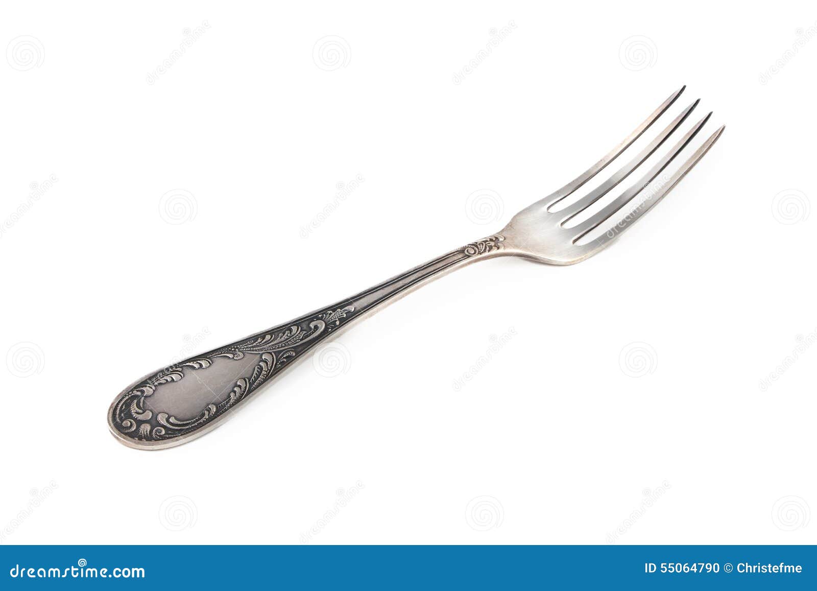 Foto Van Oude Zilveren Vork Stock Foto - Image of enkelvoudig, voedsel ...