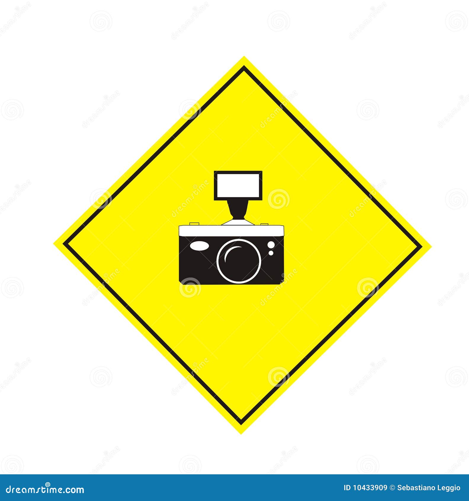 Foto-WARNING vektor abbildung. Illustration von kamera - 10433909
