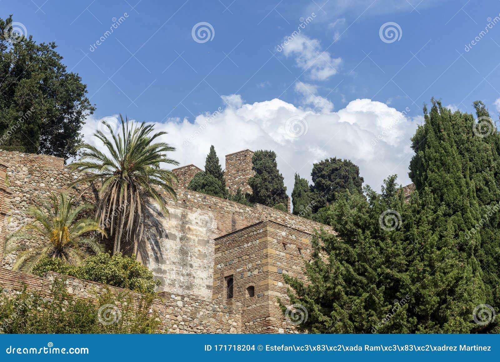 Fotografía De La Alcazaba De Málaga Foto de archivo - Imagen de viaje ...