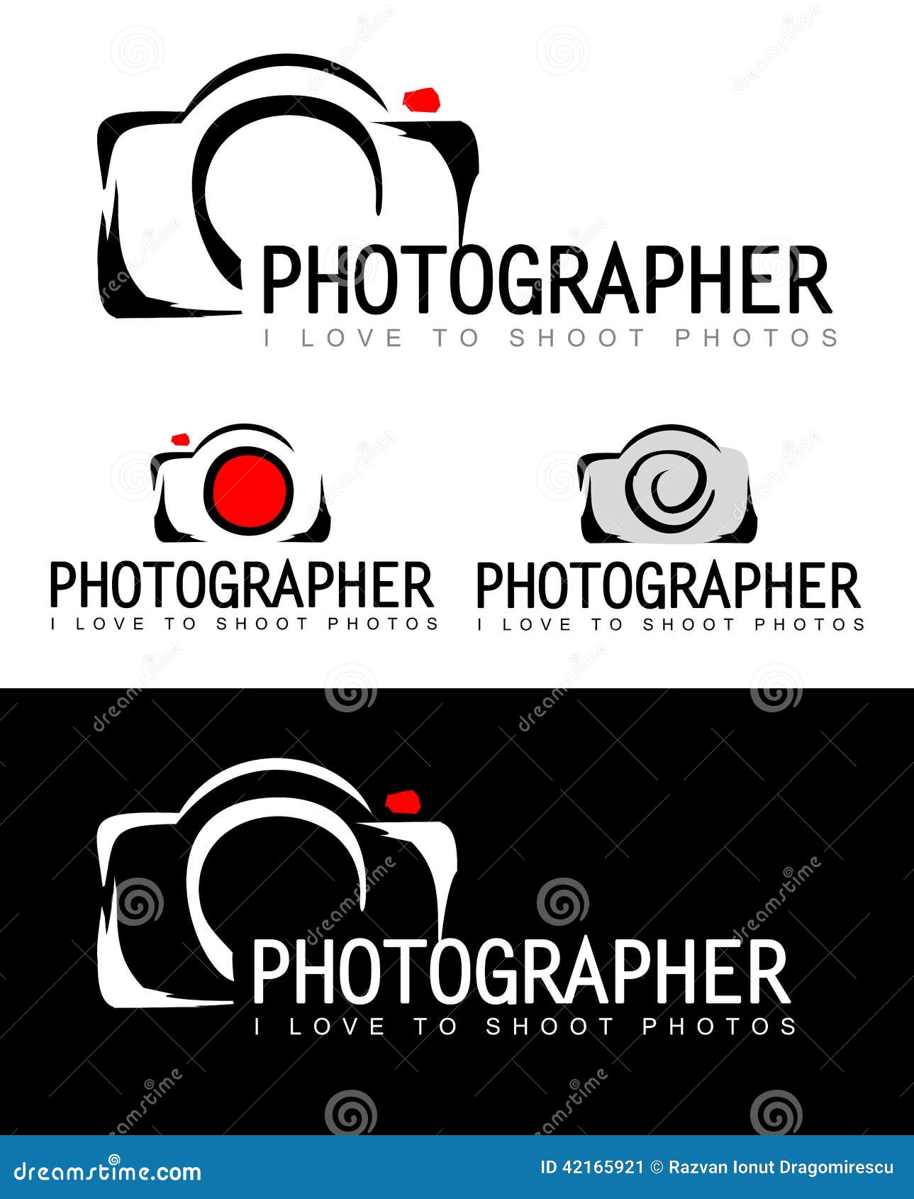 Fotograf Logo stock abbildung. Illustration von zeichen - 42165921