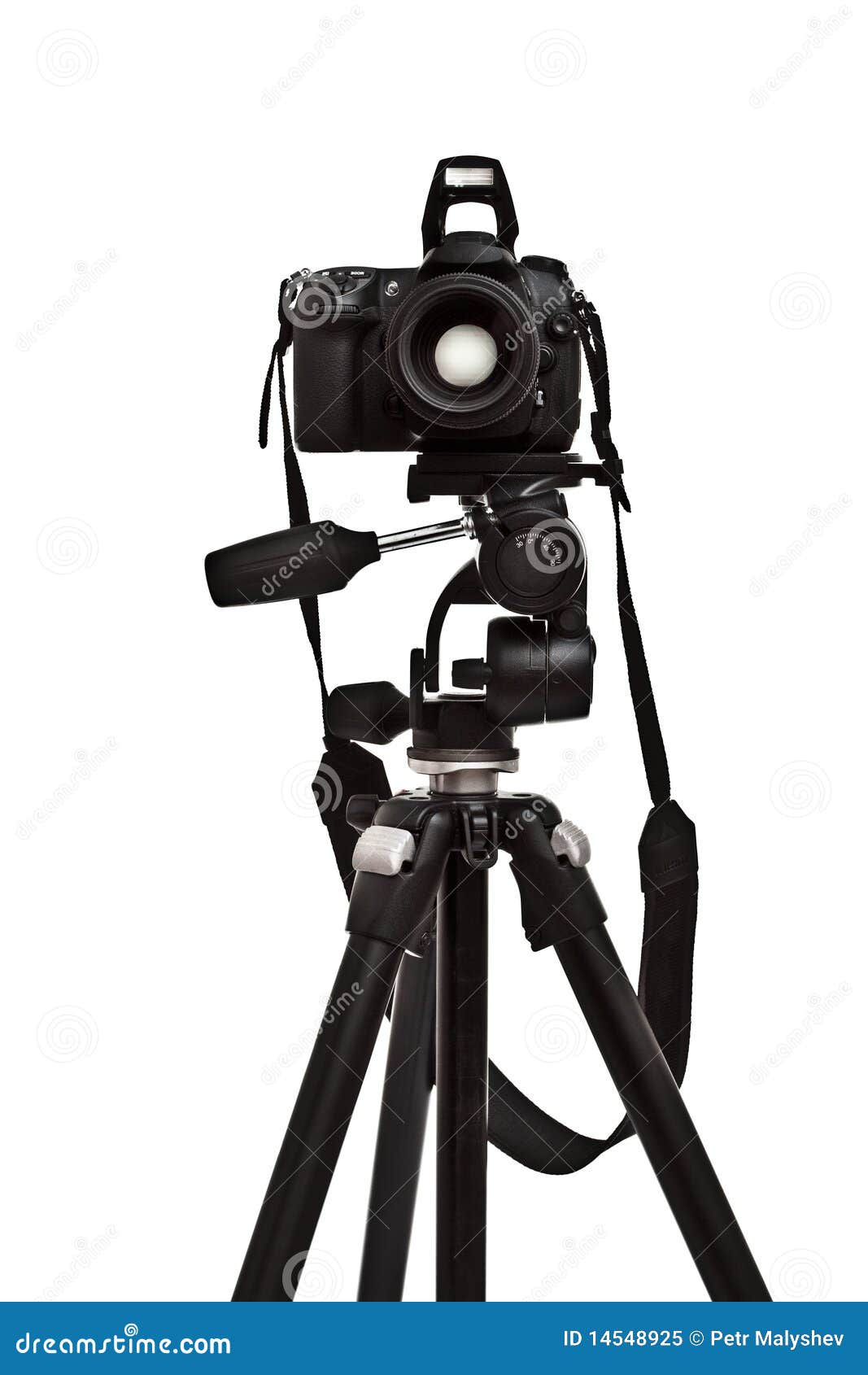 Fotokamera auf Stativ stockbild. Bild von ausgleichung - 14548925