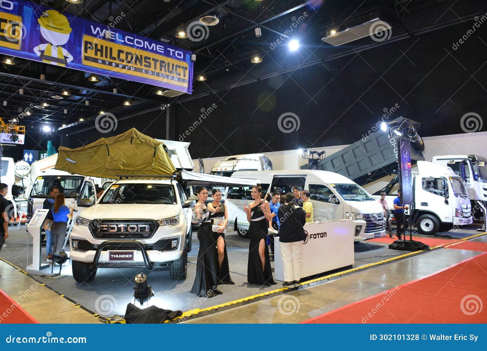 Foton Booth Display At Philippine International Motor Show In Pasay, Philippines Editorial Photo ...