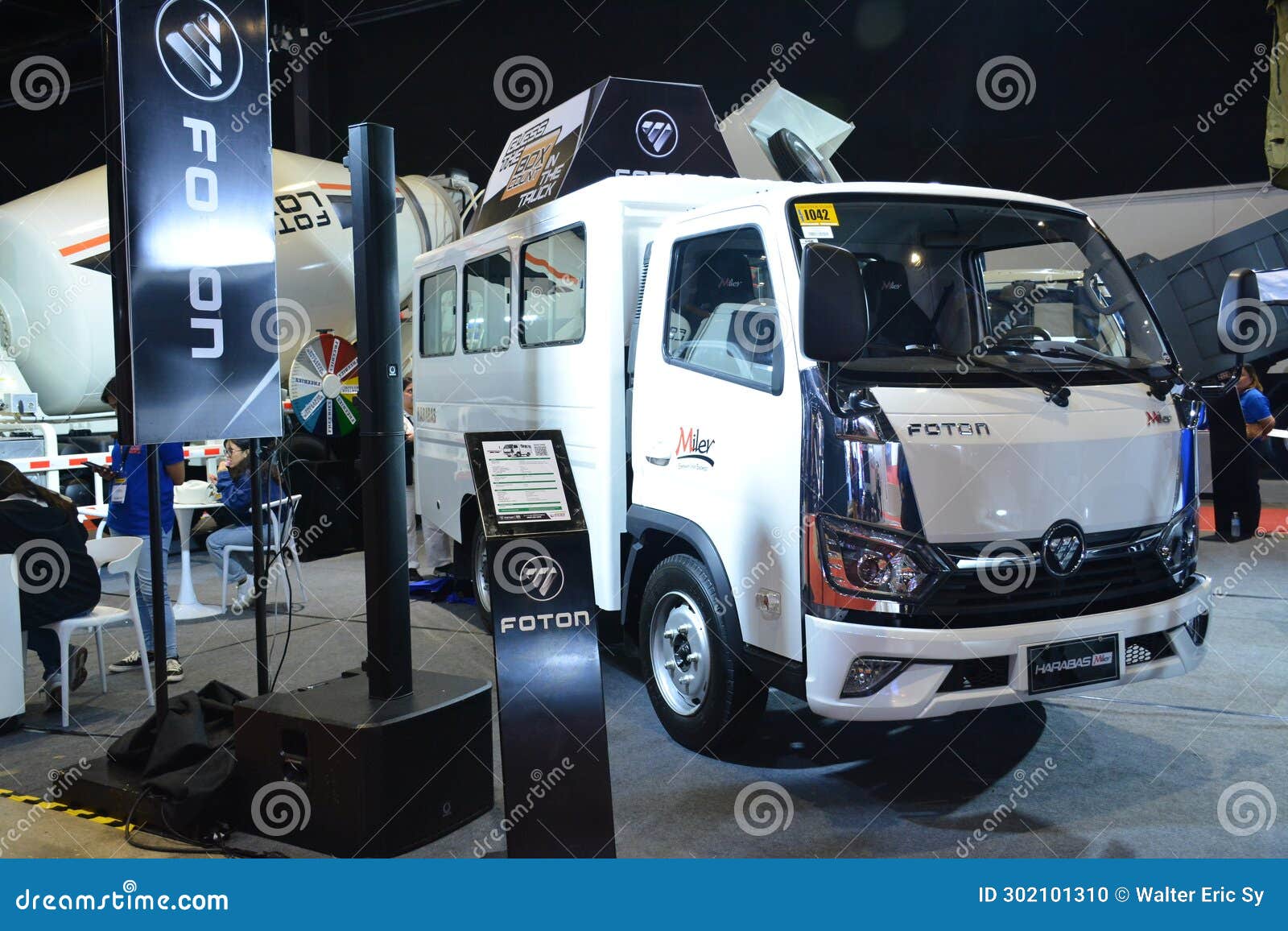Foton Miler Dropside Truck At Foton Big Show In Pasay, Philippines ...