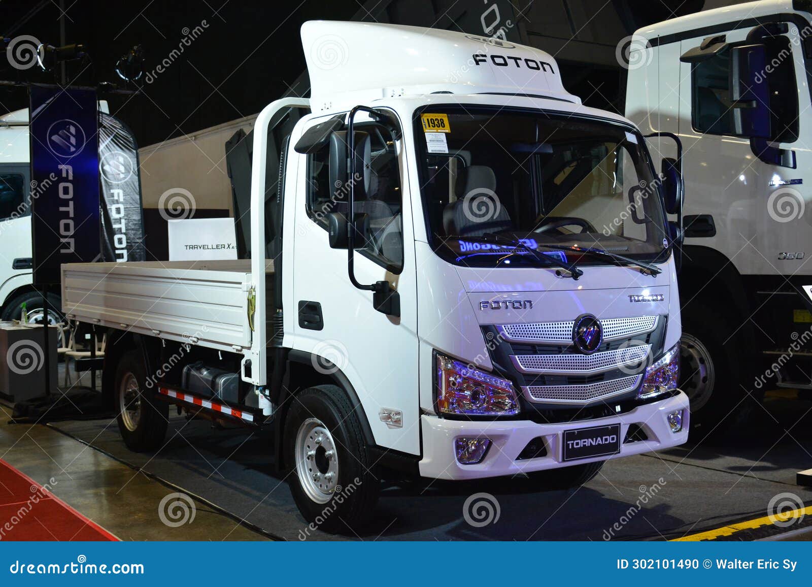 Foton Tornado Flatbed at Philconstruct in Pasay, Philippines Editorial ...