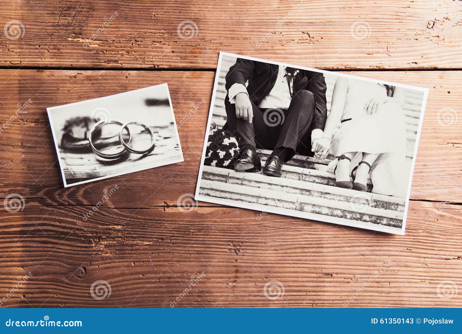 Fotos Do Casamento Em Uma Tabela Imagem De Stock Imagem De Prancha