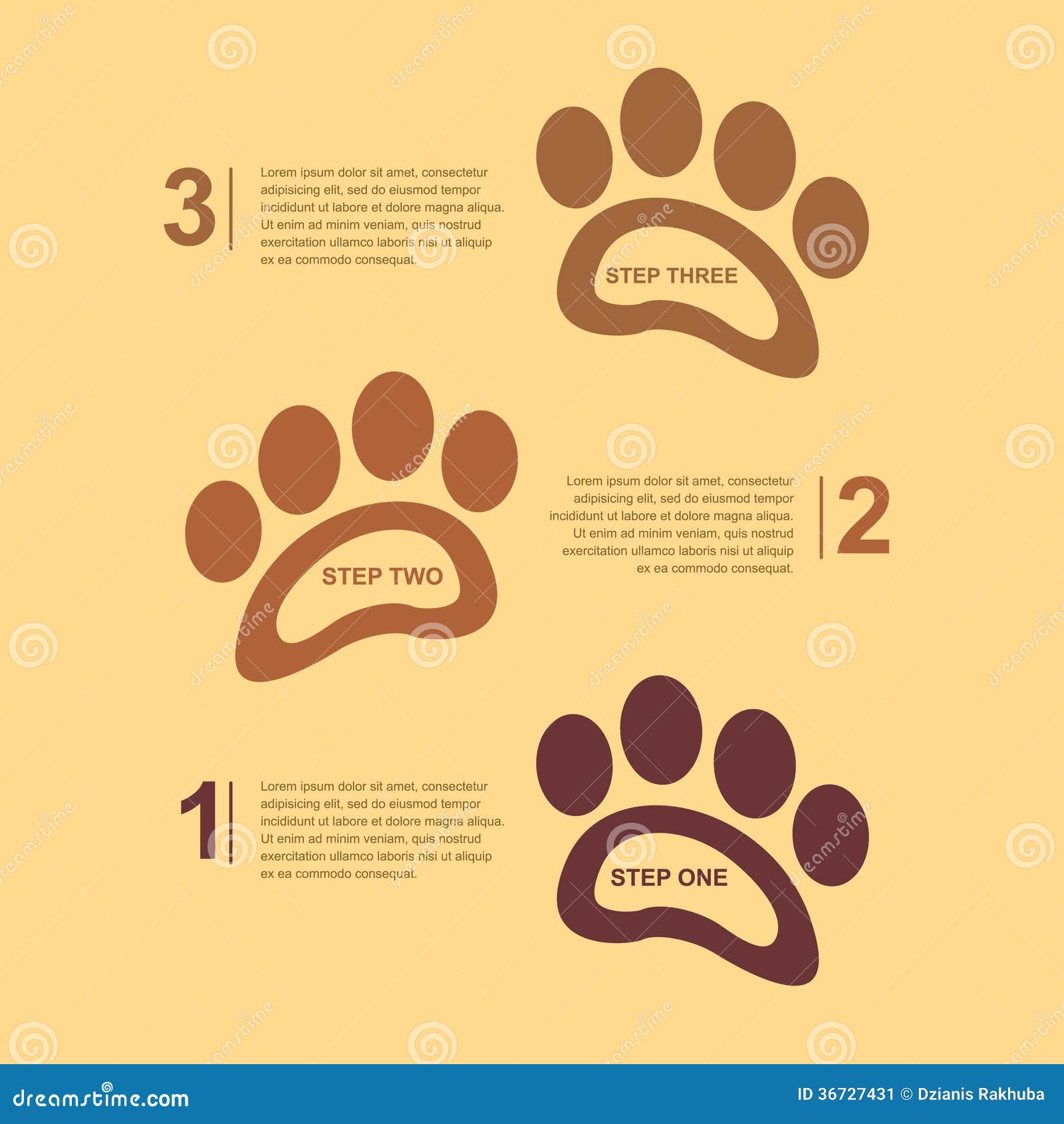 Fotsteps infographic stock vector. Illustration of footstep - 36727431