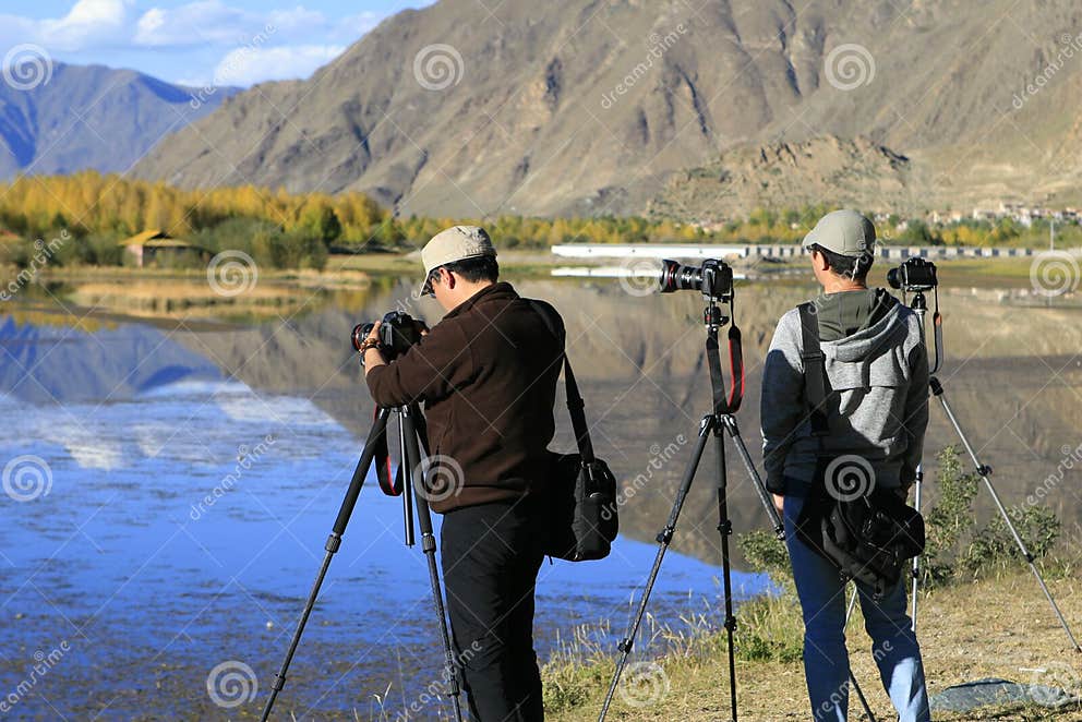 Fotógrafos imagen de archivo. Imagen de turistas, hombres - 13253755