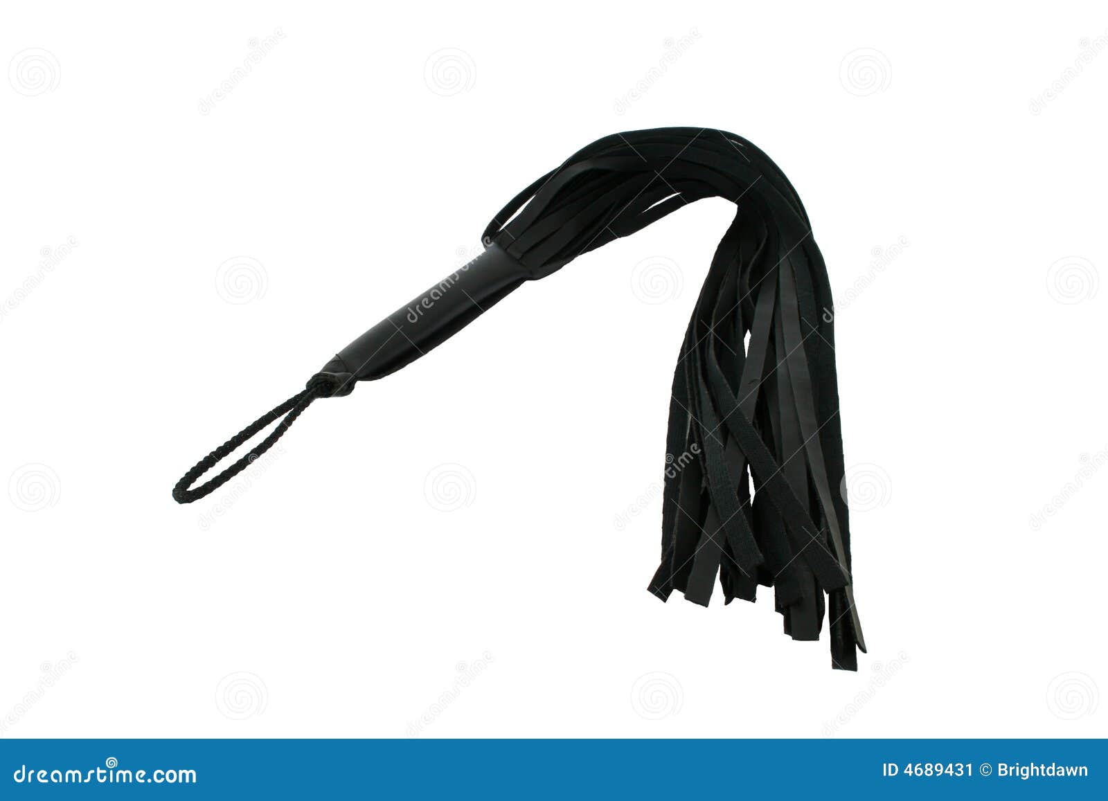 Fouet en cuir image stock. Image du flagellez, torture - 4689431