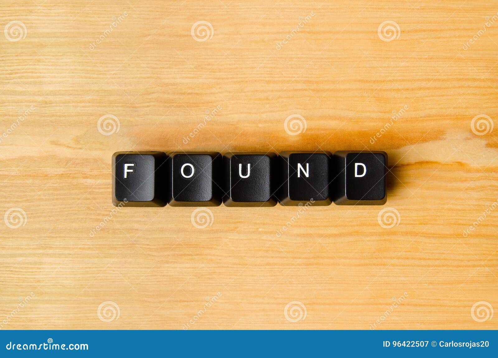 Found word stock image. Image of graphic, typography - 96422507