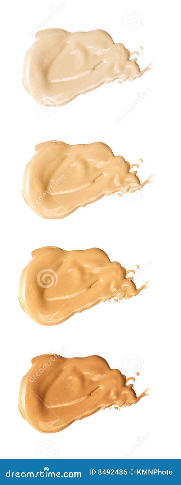Foundation color sample stock photo. Image of variety - 8492486