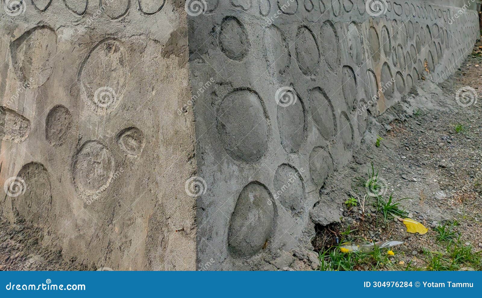 The Foundation of a Completed Building Stock Photo - Image of headstone ...
