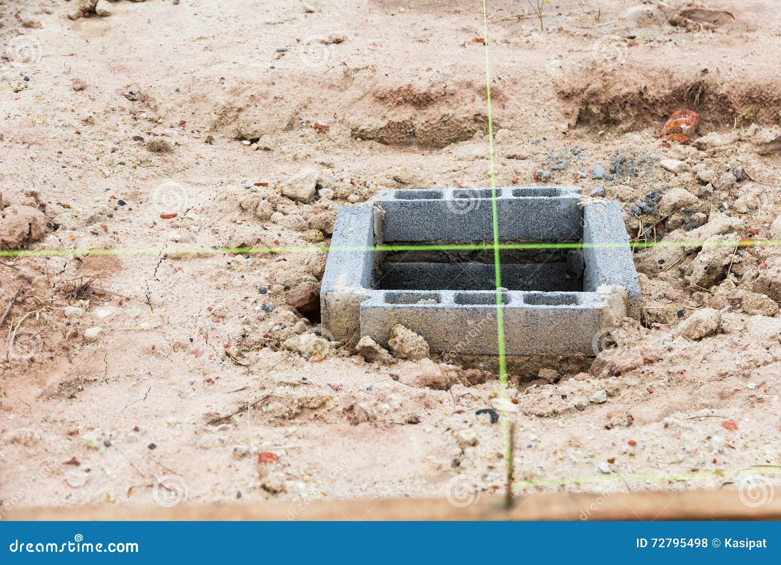Foundation construction stock photo. Image of material - 72795498