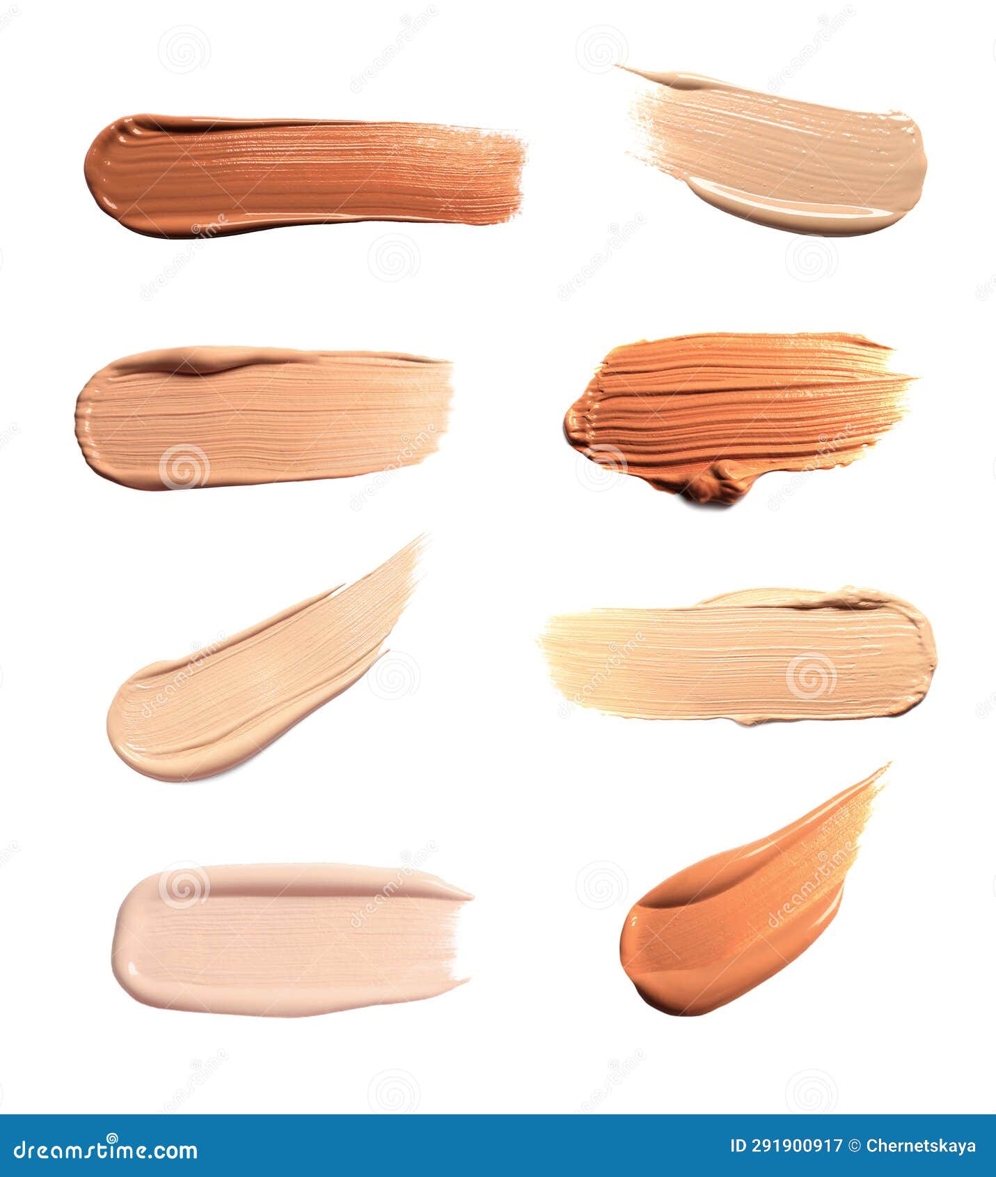 Foundation of Different Textures and Shades for Various Skin Types ...