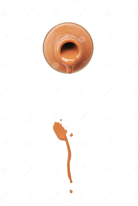 Foundation drop stock image. Image of creamy, application - 7446915