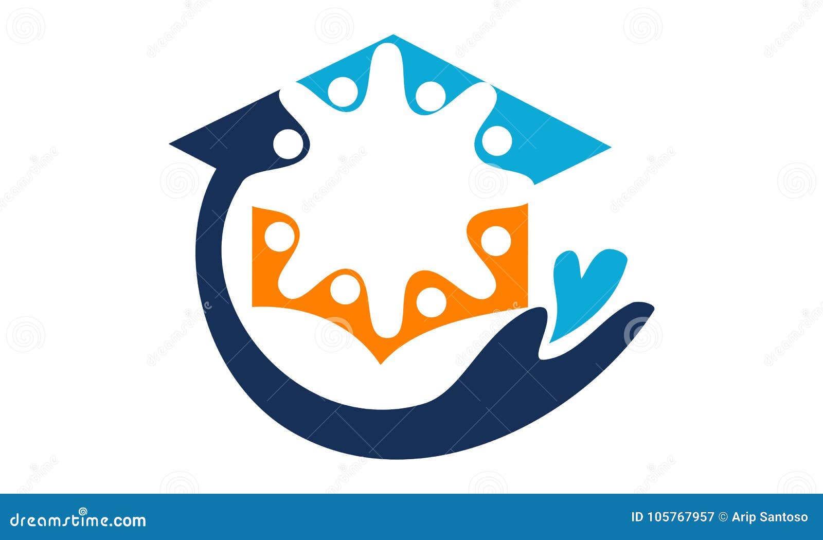 Foundation for Education stock vector. Illustration of isolated - 105767957