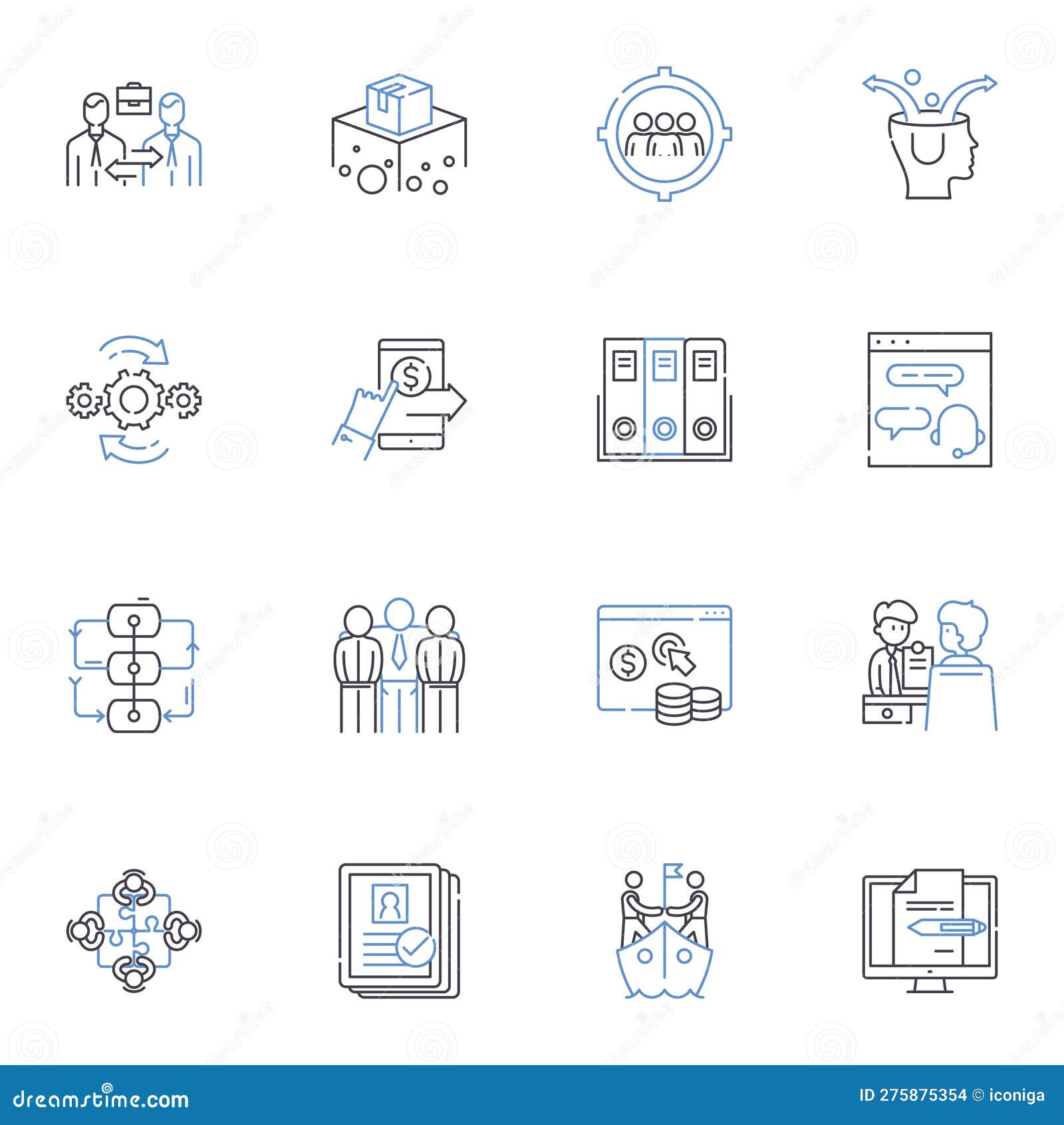 Foundation Line Icons Collection. Base, Bedrock, Support, Groundwork ...