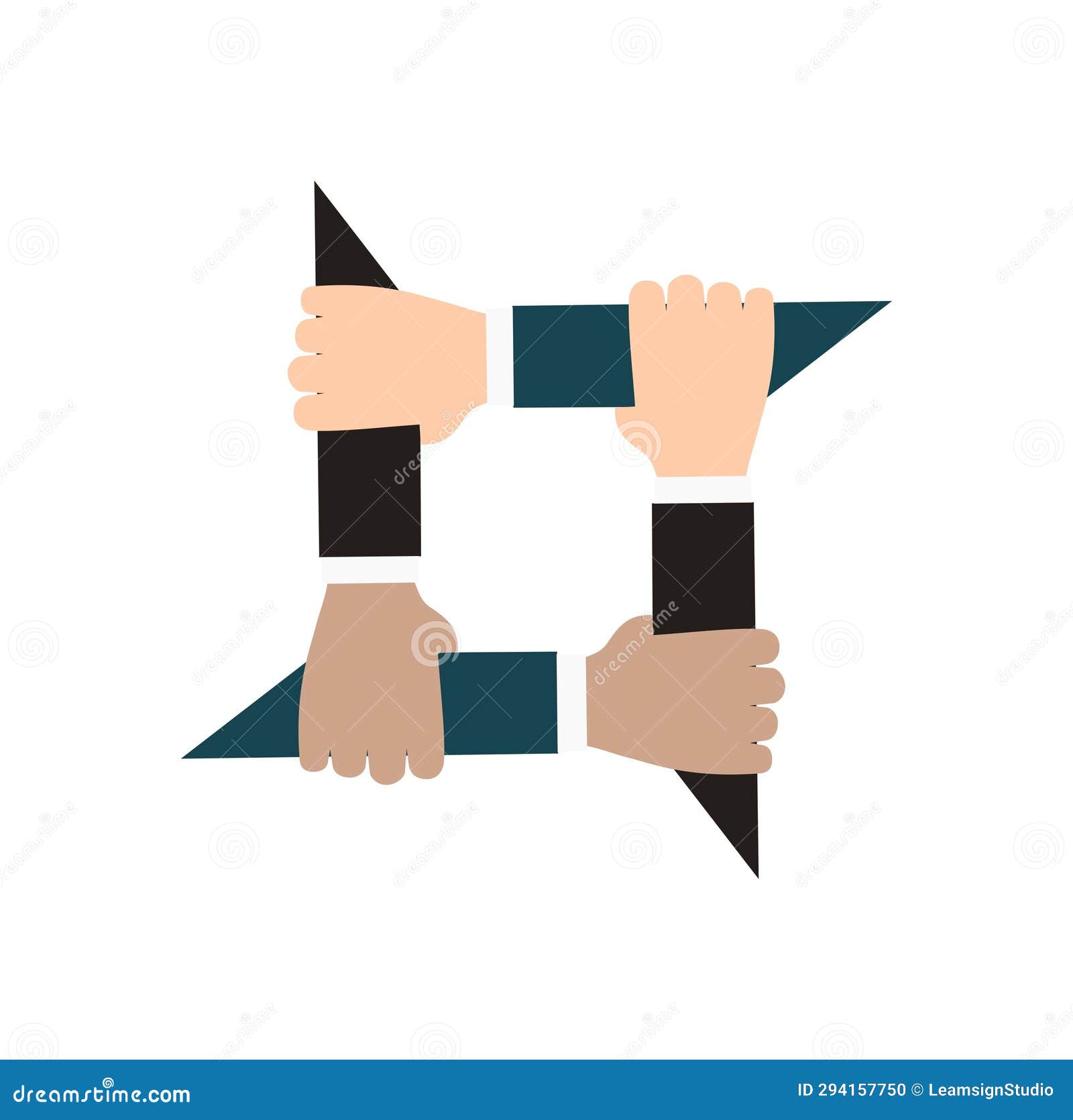 Foundation Logo Design Illustration Stock Vector - Illustration of hand ...