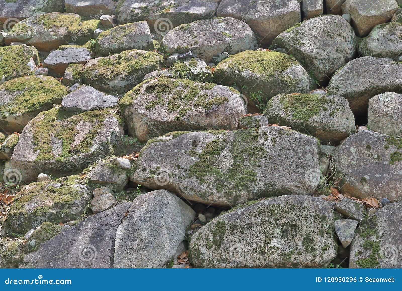 A Stone of Okayama Castle at Japan Stock Photo - Image of history ...
