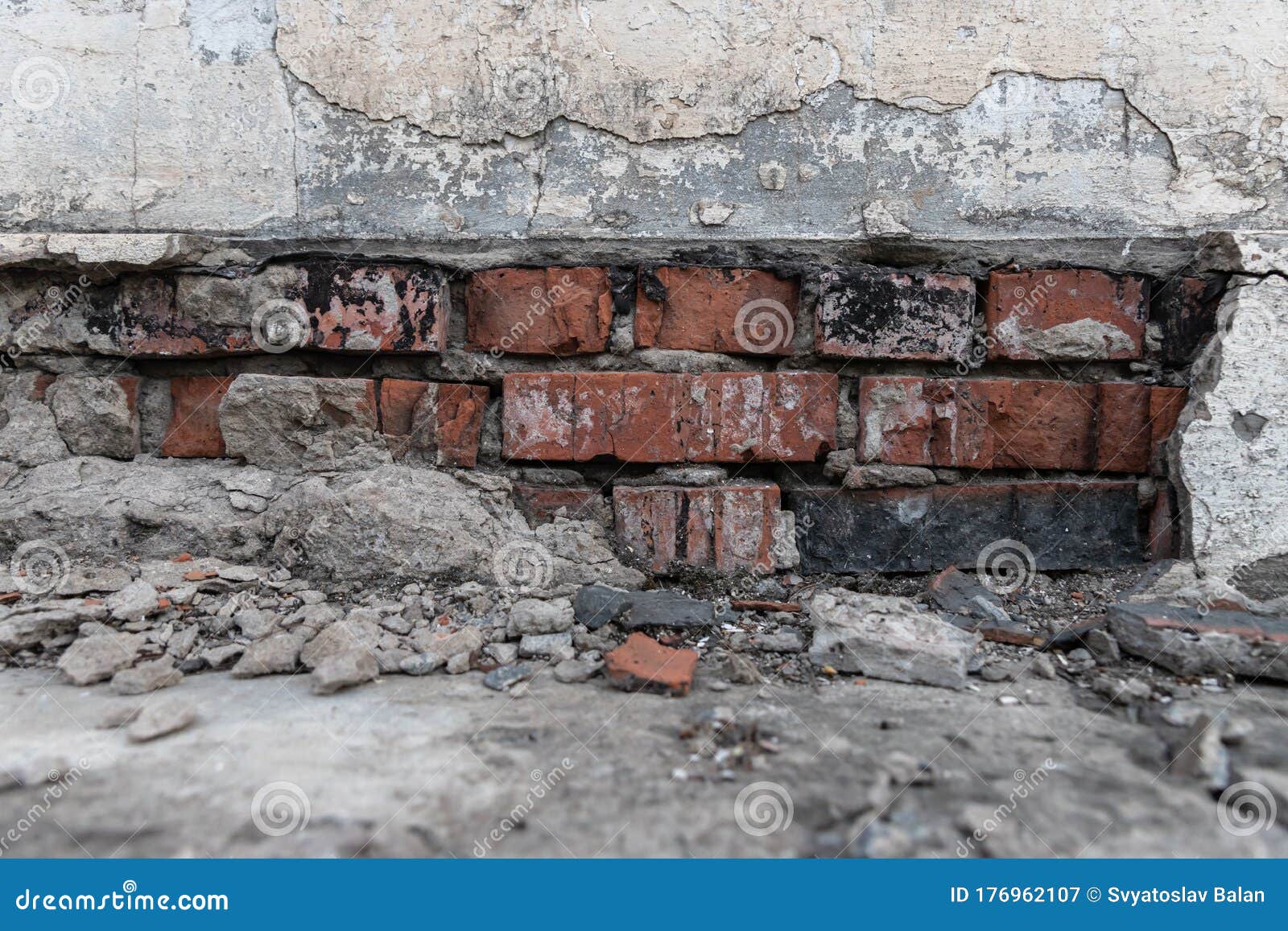 The Foundation of a Residential Building is Gradually Collapsing ...