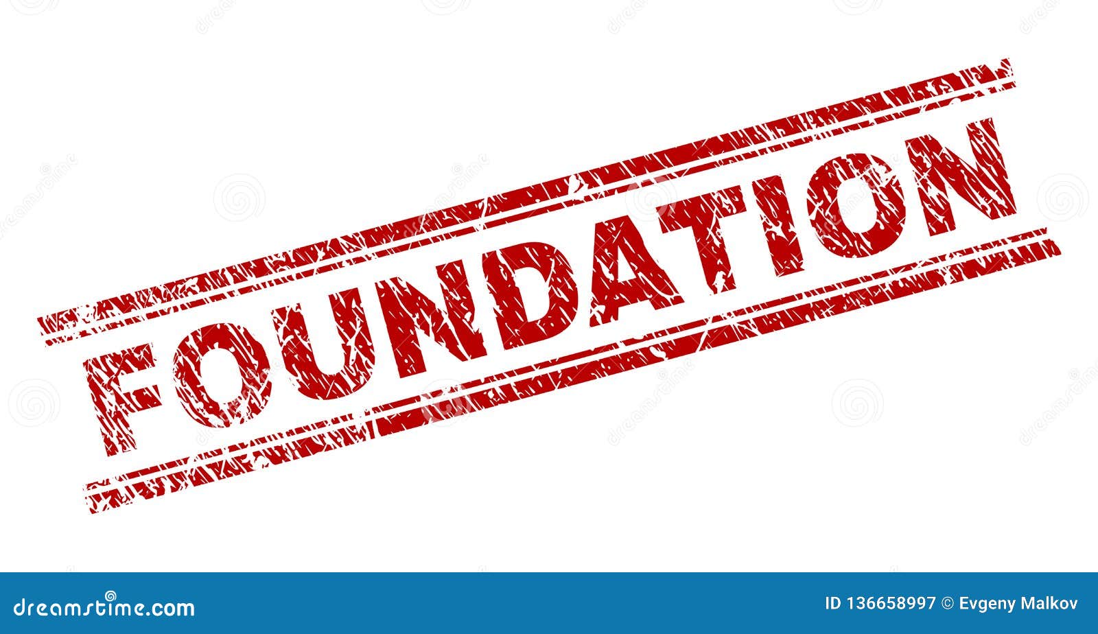 Scratched Textured FOUNDATION Stamp Seal Stock Vector - Illustration of ...