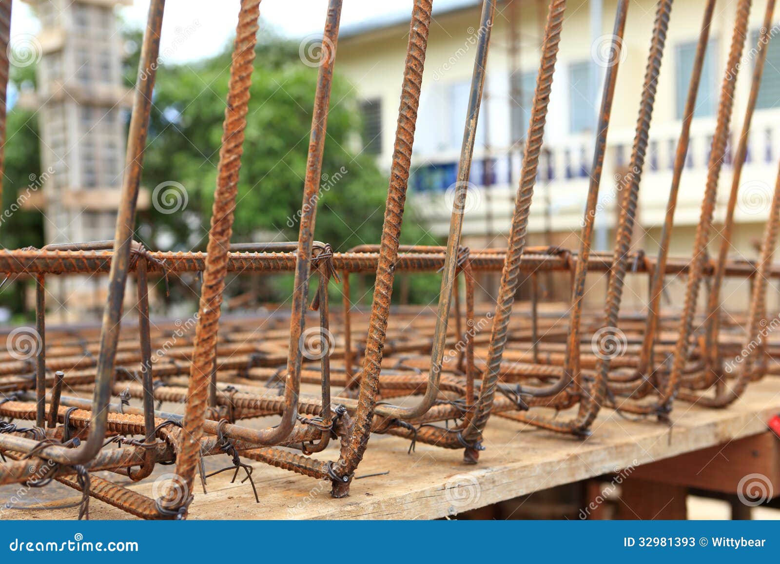 New Foundation And Steel Reinforcement Rods Royalty-Free Stock ...