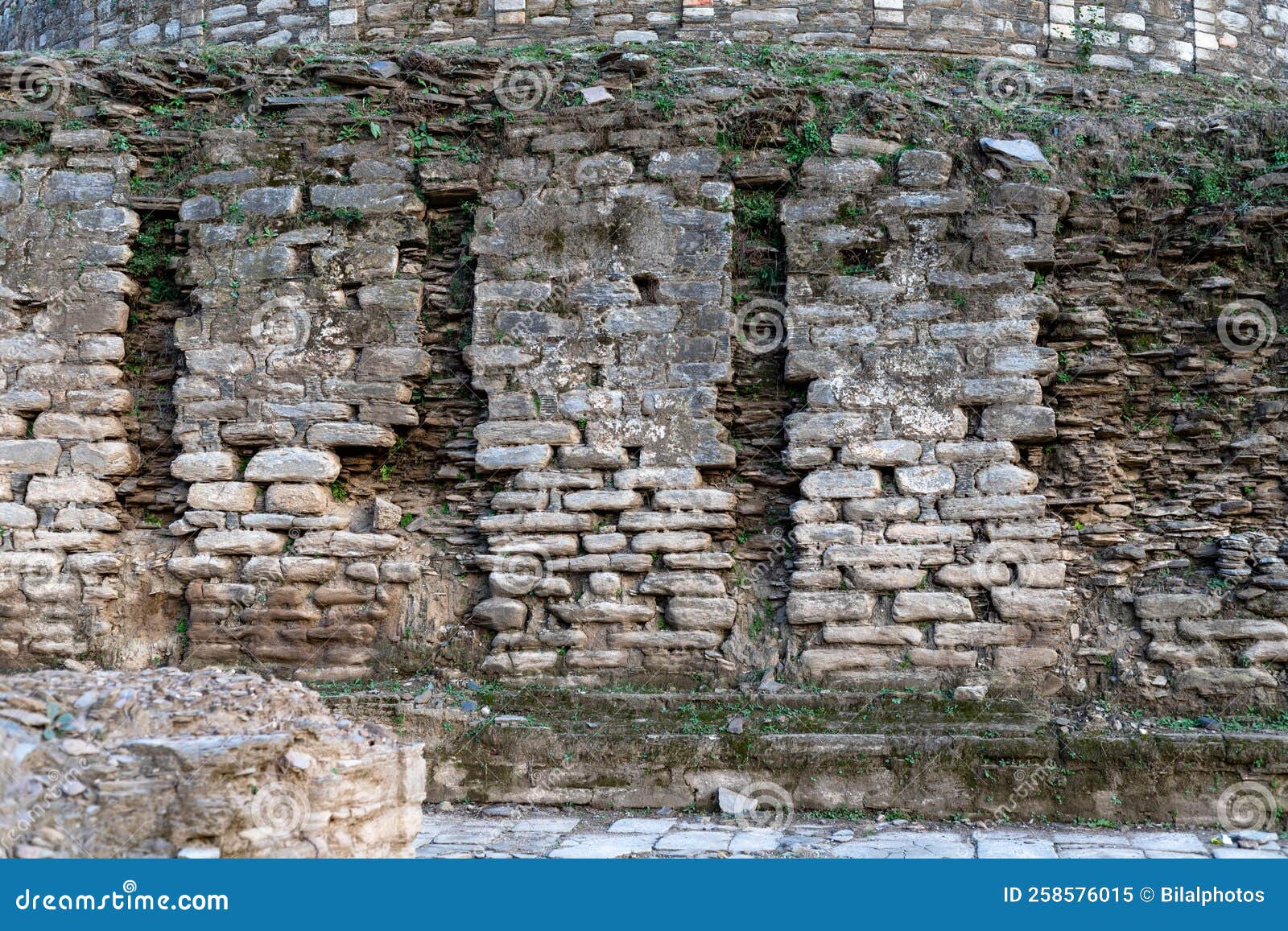 Amluk Dara Buddhist Stupa Is Located In Swat Valley Of Pakistan Royalty ...