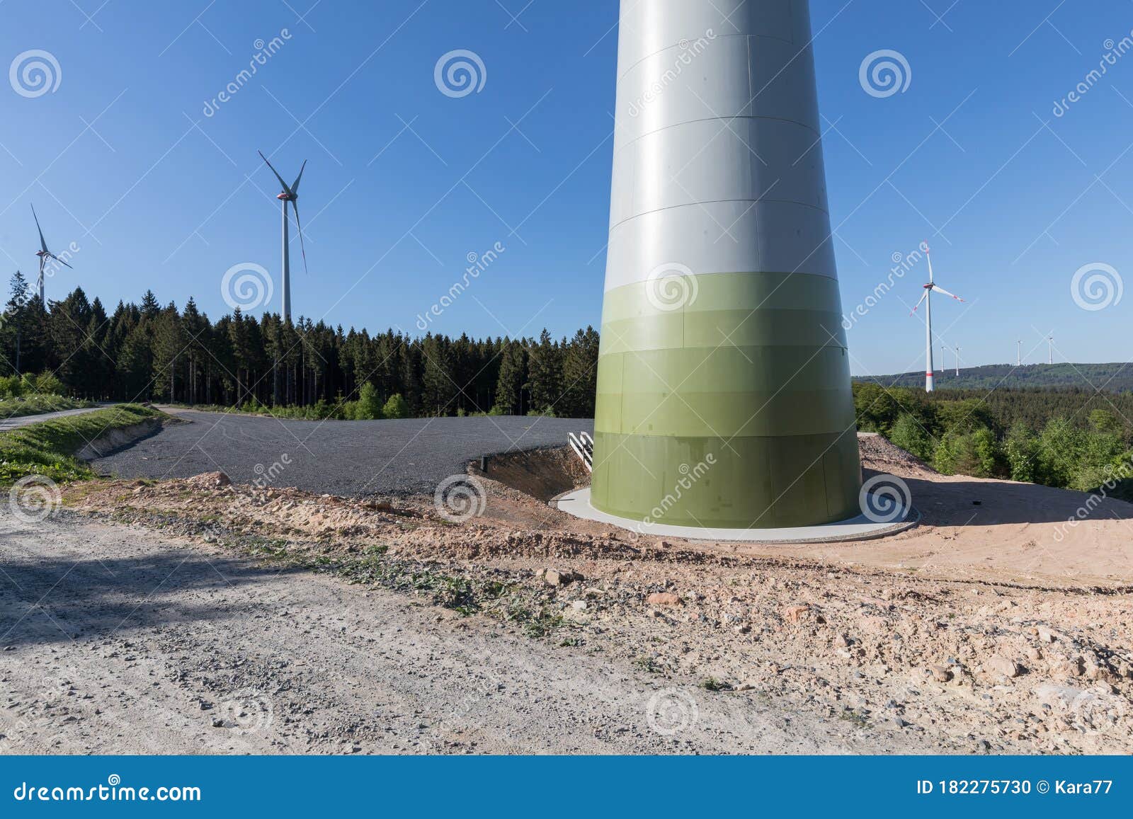 Wind_Turbine stock photo. Image of forest, sustainable - 182275730