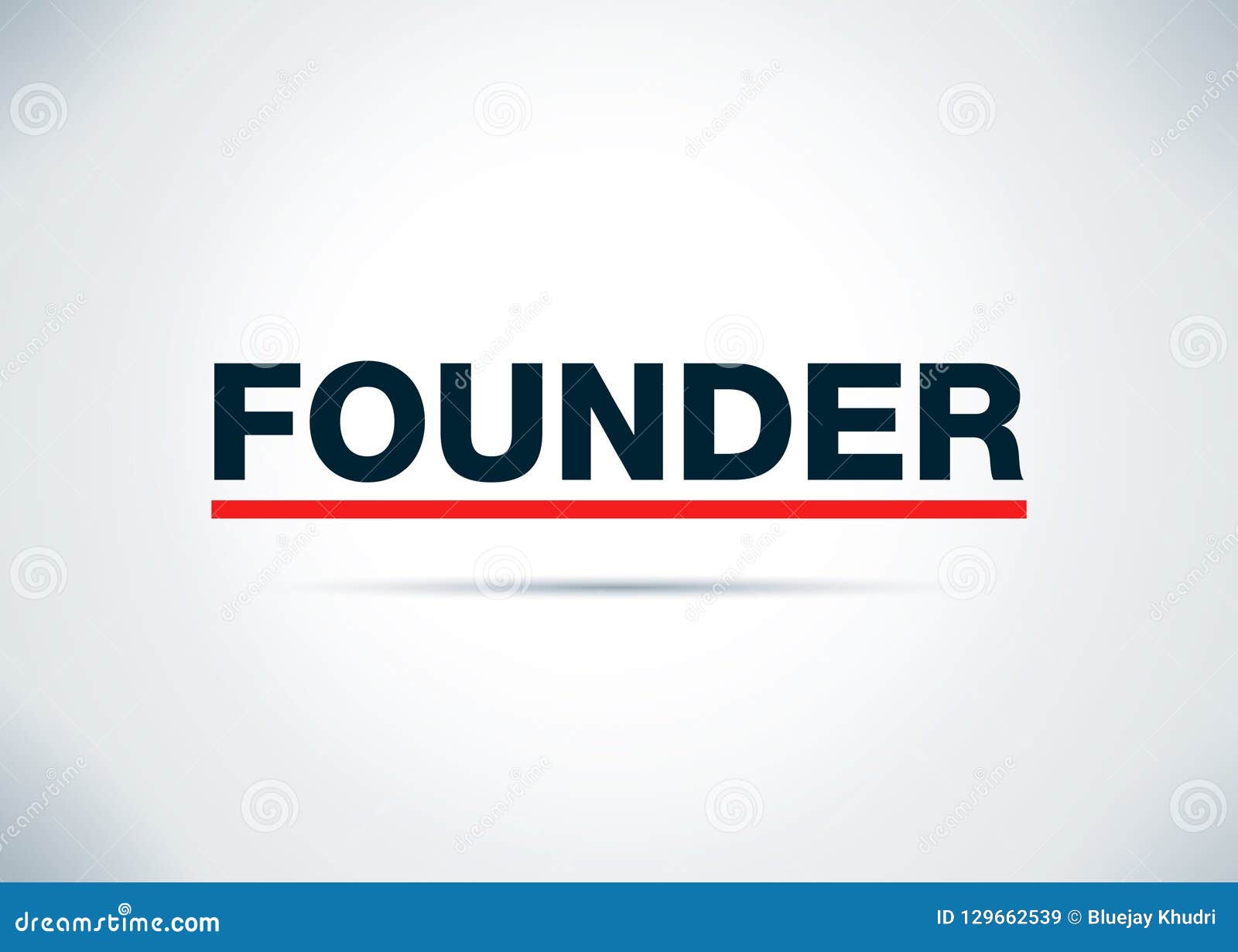 Founder Abstract Flat Background Design Illustration Stock Illustration ...