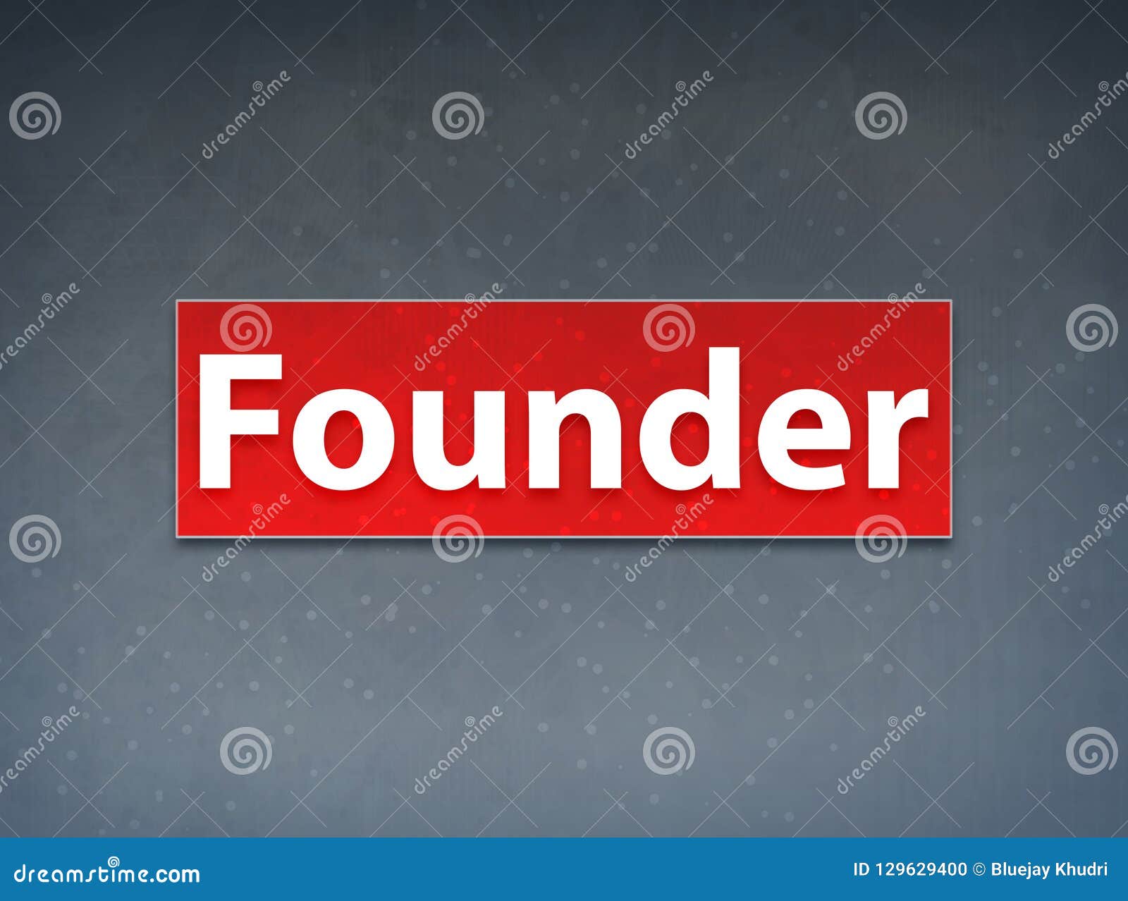 Founder Red Banner Abstract Background Stock Illustration ...