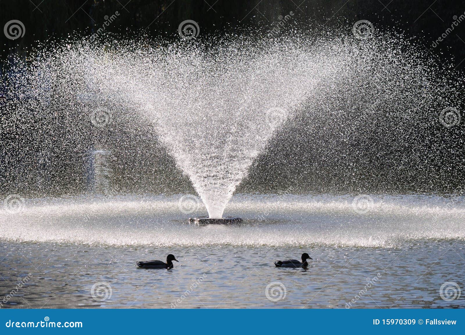 Fountain stock image. Image of droplet, park, nature - 15970309