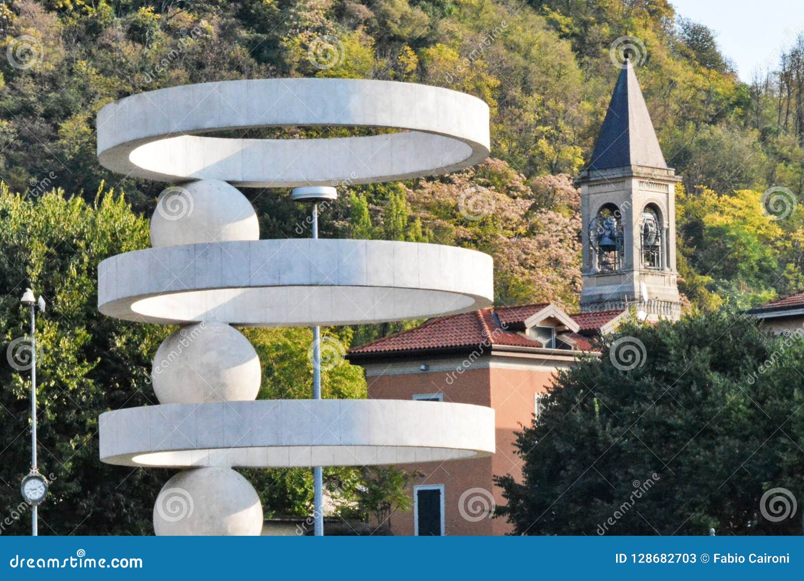 Fountain at Camerlata Square Editorial Stock Photo - Image of travel ...
