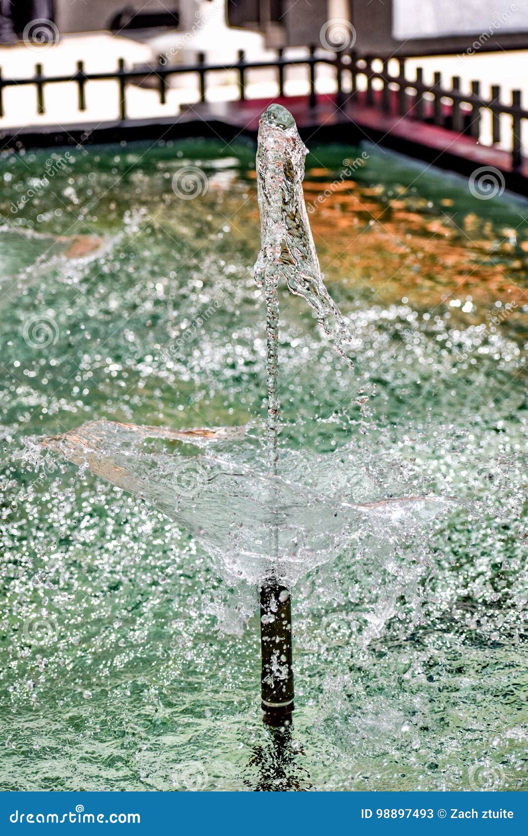 Fountain in Chicago stock image. Image of fountain, drops - 98897493
