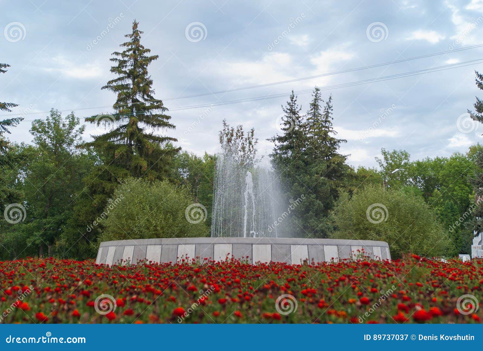 Fountain in the City of Balashov Stock Image - Image of garden, scenic ...