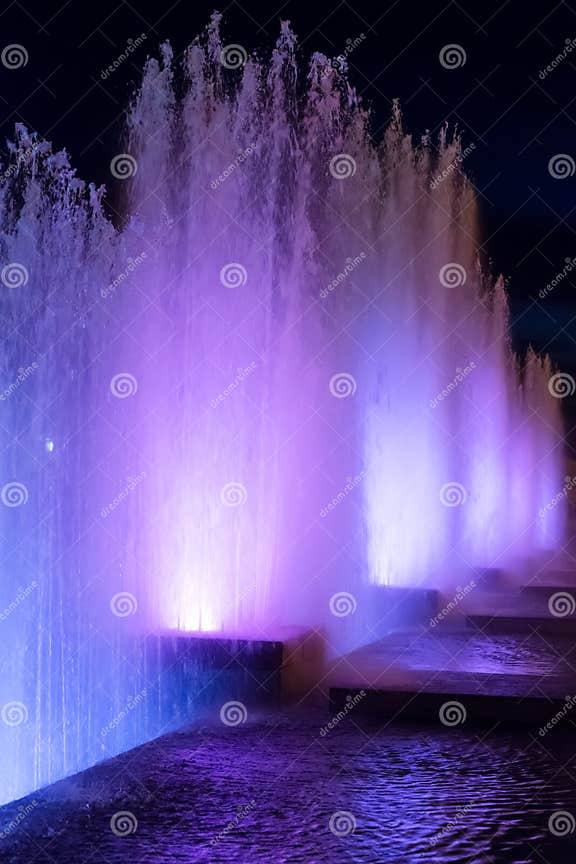Fountain of colors stock photo. Image of performance - 27094764