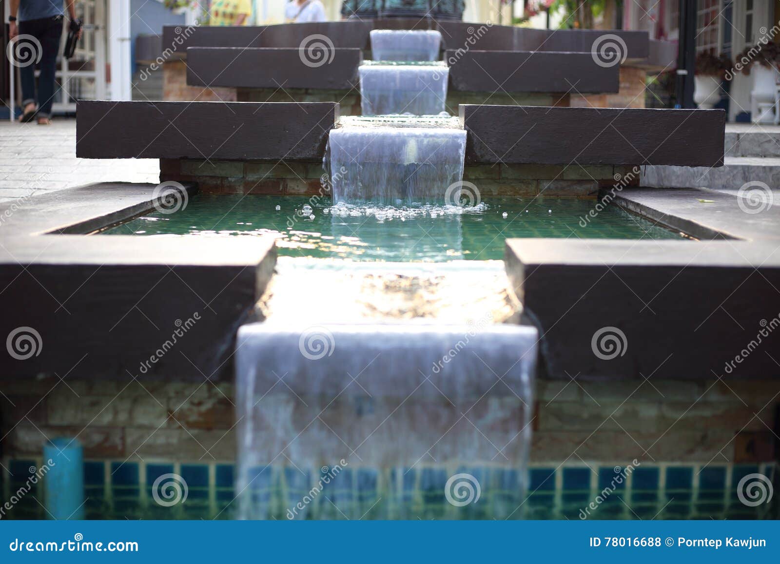 Fountain Flow stock photo. Image of vintage, park, nature - 78016688